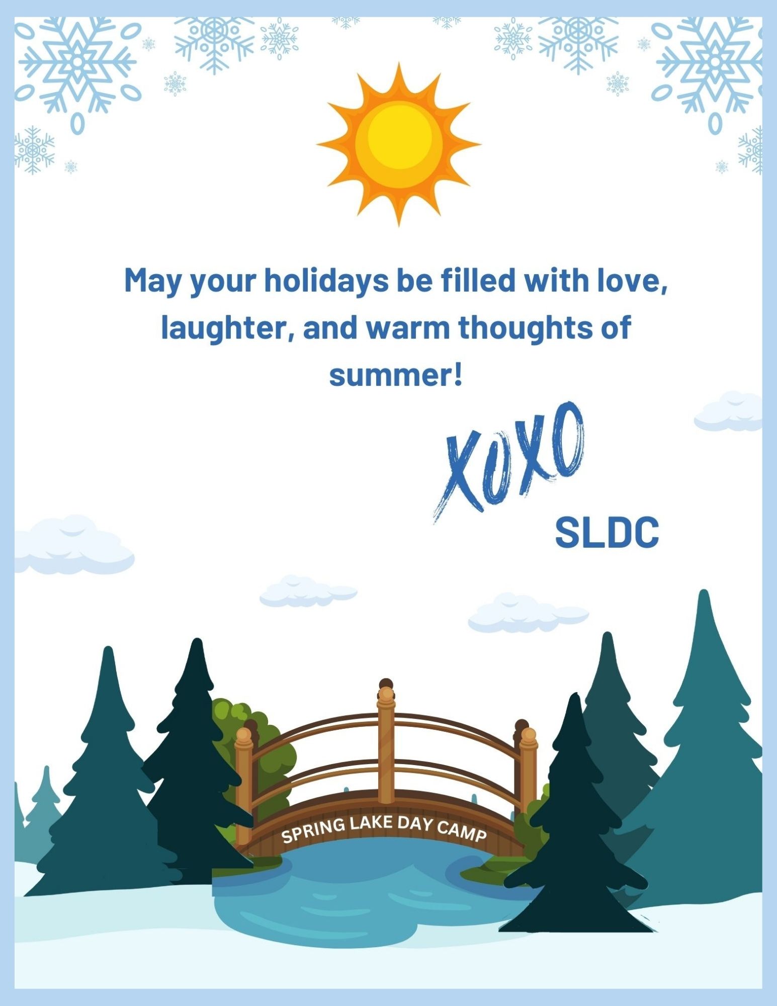 Happy Holidays from SLDC! | Spring Lake Day Camp